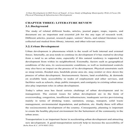 Literature Review on Urban Planning and Hill town.pdf