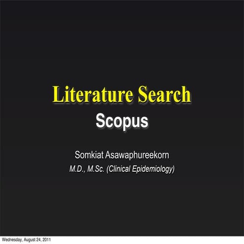 Literature Search - Scopus | PDF
