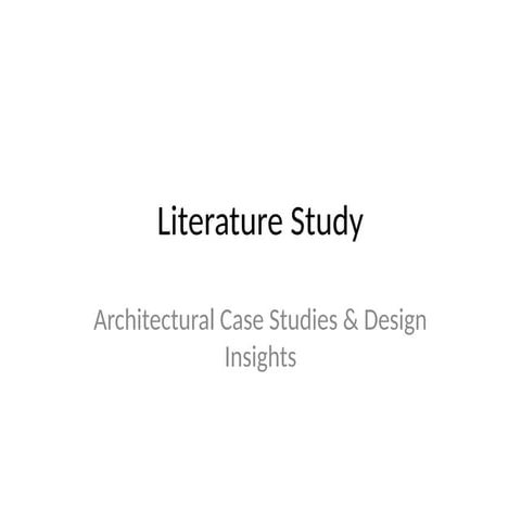 Literature_Study_Presentation.pptxxbddiwo | PPTX