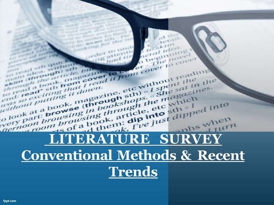Literature survey | PPTX