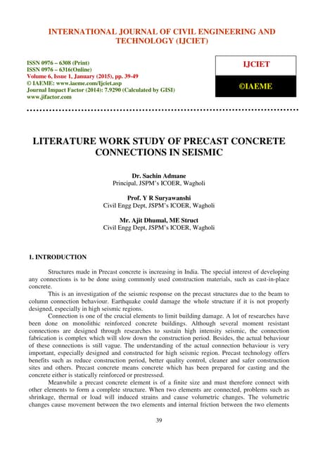 Precast concrete | PDF