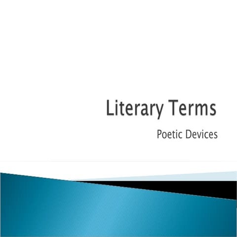 Litermspoetry | PPT | Poetry | Books and Literature