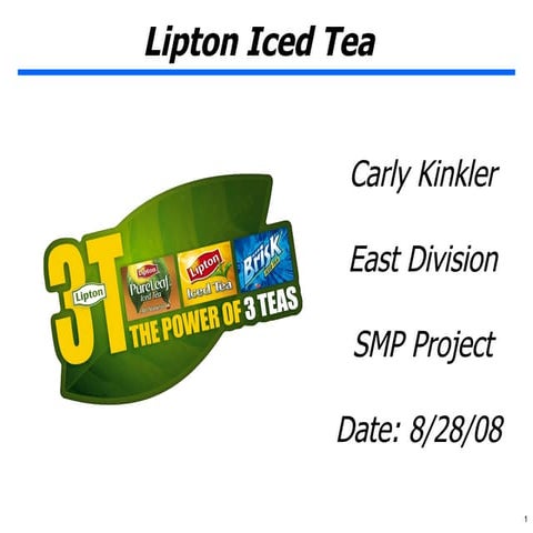 2008 Lipton Presentation | PPT