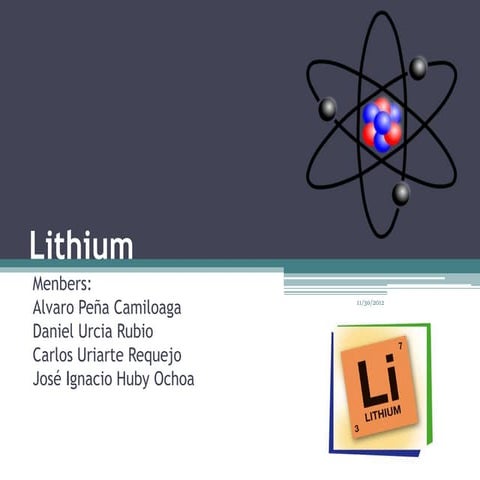 Lithium | PPTX