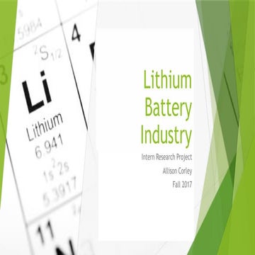 Lithium Battery Industry_Lithium___.pptx | Power and Energy Industry | Industries