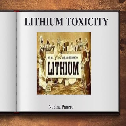 Lithium toxicity | PDF