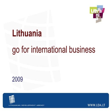 Lithuania go for business 2009 | PPT
