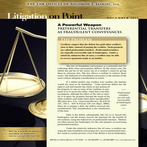 Loss Mitigation Flyer | PDF