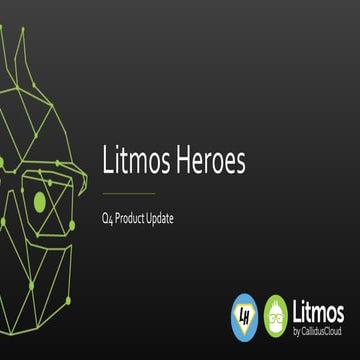 Litmos Heroes - Learning Content Roadmap - Q4 | PPT