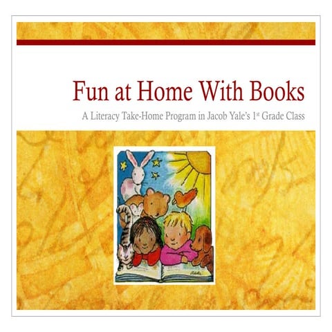 Literacy Home Pack Family Presentation | PPT