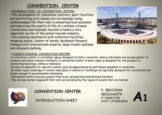 convention center litrature | PPTX