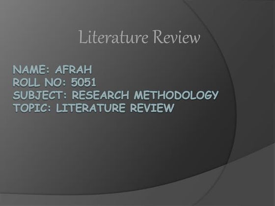 Lesson 11 selecting relevant literature | PPT
