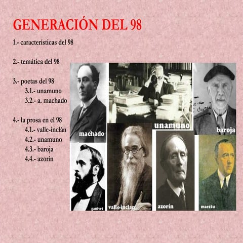 generación del 98 | PPT