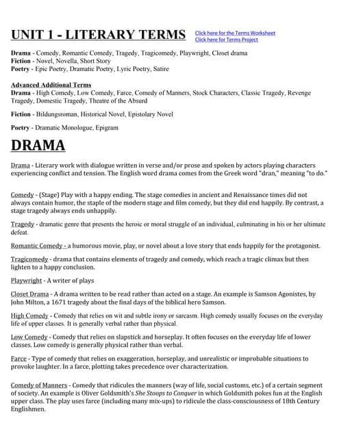 Types of drama | PPT