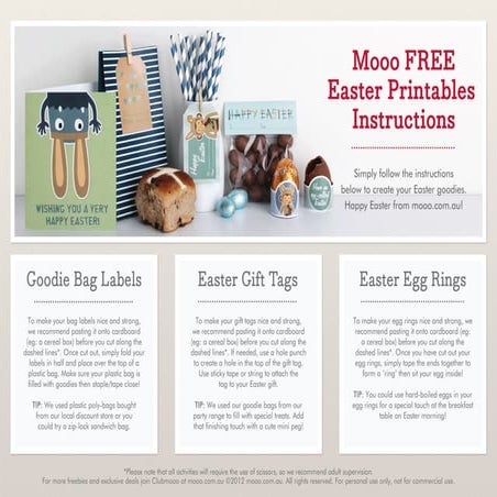 Little bit loopy mooo.com.au - free printable | PDF