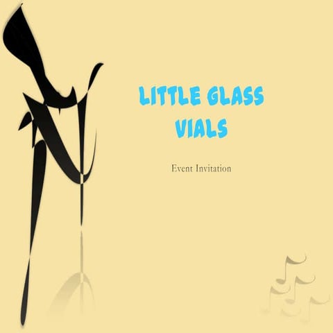 Little glass vials | PPSX