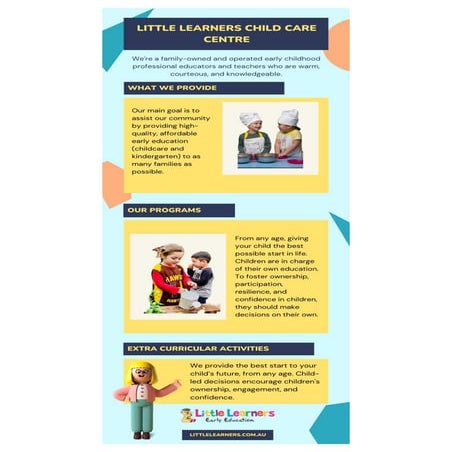 The Little Learners Child Care Centre | PDF