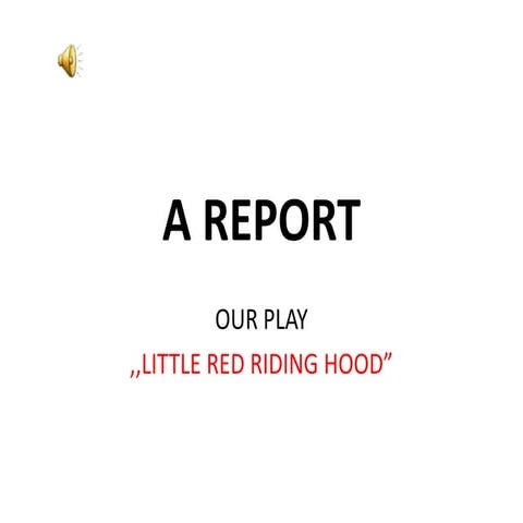 Little red riding hood | PPTX