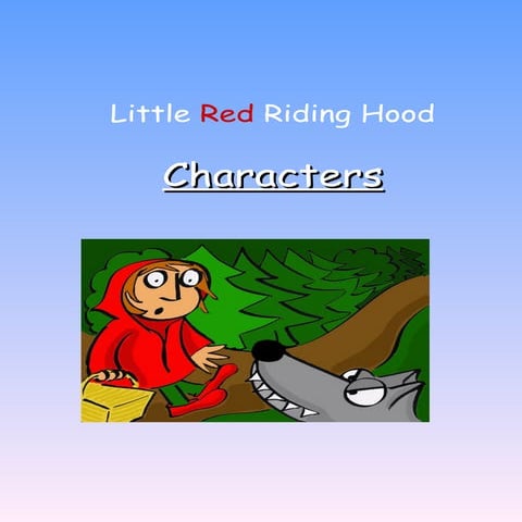 Red riding hood and plot | PPT