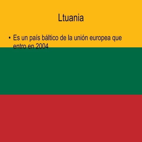 Lituania | PPTX
