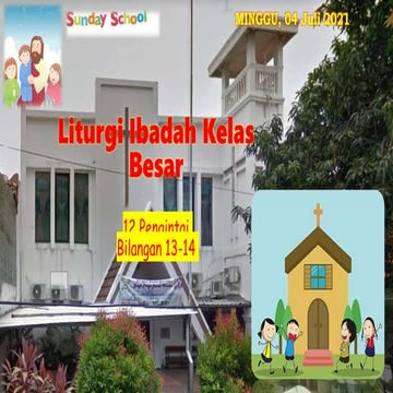 Panduan Liturgi untuk sekolah minggu 2024 | PPTX