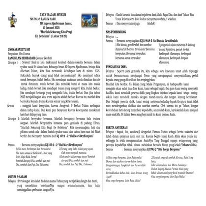 Contoh liturgi natal dengan tata ibadah.ppt