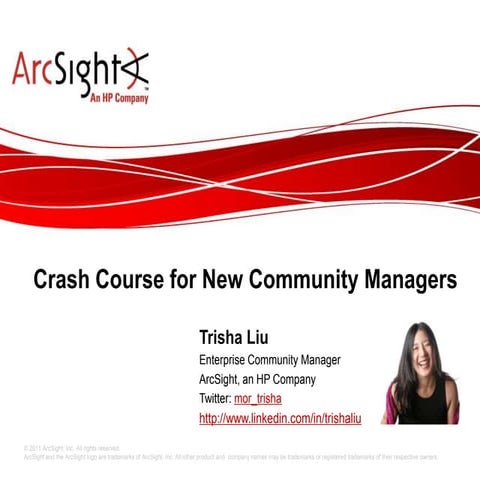 Crash Course for New Community Managers | PPT