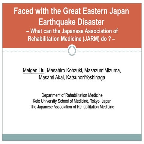Program disaster symposium crdr_isprm11 | DOC