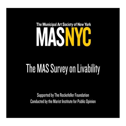 Livability survey final | PDF