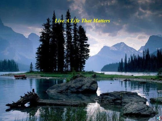 Live a life that matters | PDF