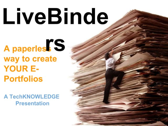 LiveBinders Tutorial | PDF