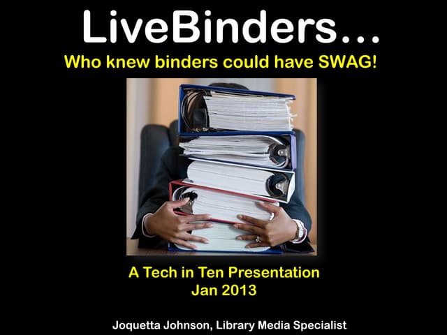 LiveBinders Tutorial | PDF