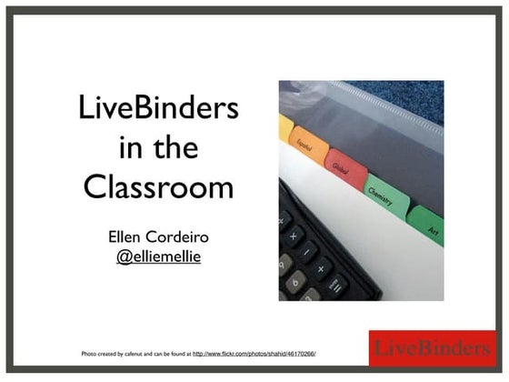 LiveBinders Tutorial | PDF