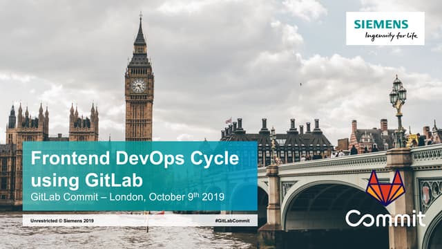 Frontend Devops Cycle Using Gitlab Ppt