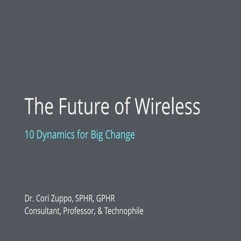 Future of Wireless Technology | PPSX