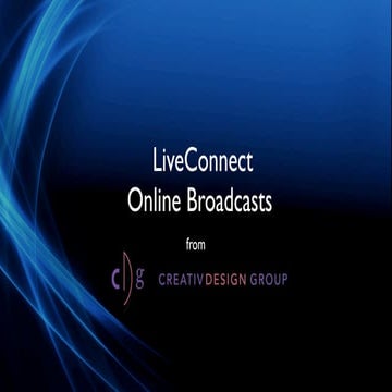 LiveConnect Presentation December 2013 | PPT