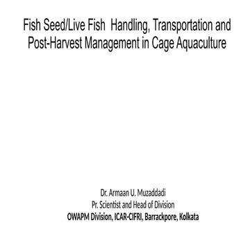 Live Fish handling and Tranportation.pptx