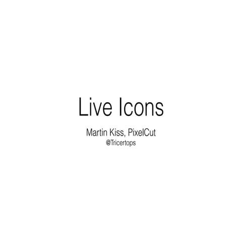 Live Icons on iOS | PDF | Design | Fine Art