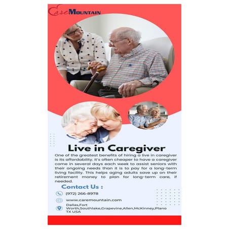 Live in caregiver.pdf | Eldercare | Family and Relationships