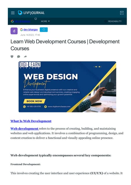 What is Web Development? A Complete Guide | PDF What is Web Development? A Complete Guide | PDF
