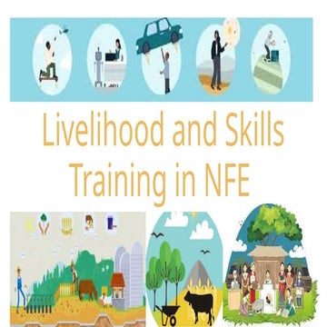 Livelihood and Skills Training in NFE.pptx