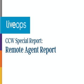 How Remote Agents are Changing Customer Experience | PDF