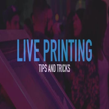 Live Printing Tips and Tricks | Max Hellmann | PrintHustlers Conf 2019 ...