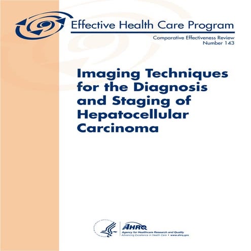 Imaging Techniques for the Diagnosis and Staging of Hepatocellular ...