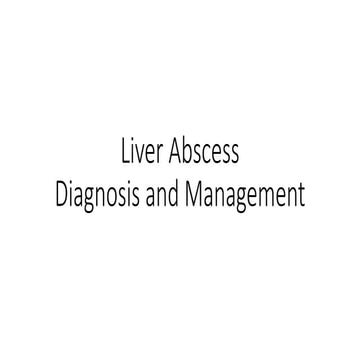 Liver abscess (Diagnosis and management).pdf