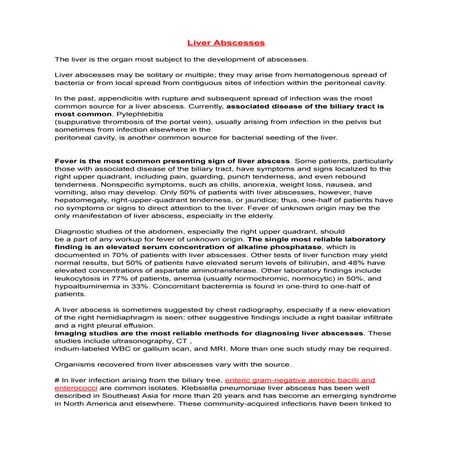 Liver Abscesses - Some important points.pdf