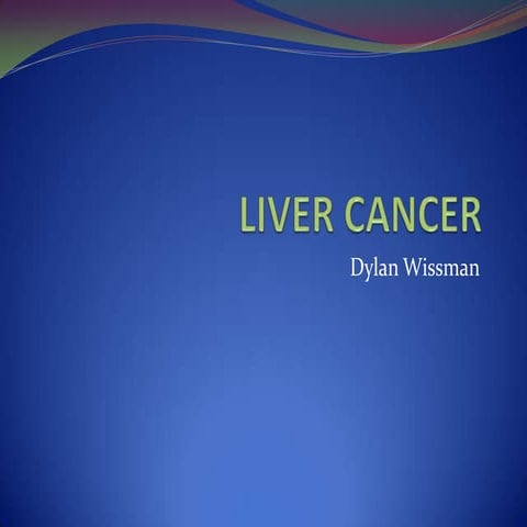 Liver Cancer | PPTX