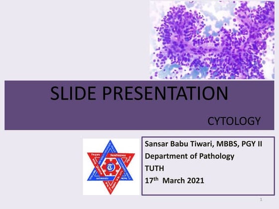 Cytology Slide Disscussion presentation for pathology | PPT