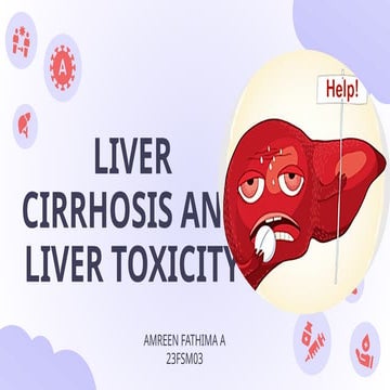 Liver cirrhosis and liver toxicity diet plan | PPT | Free Download