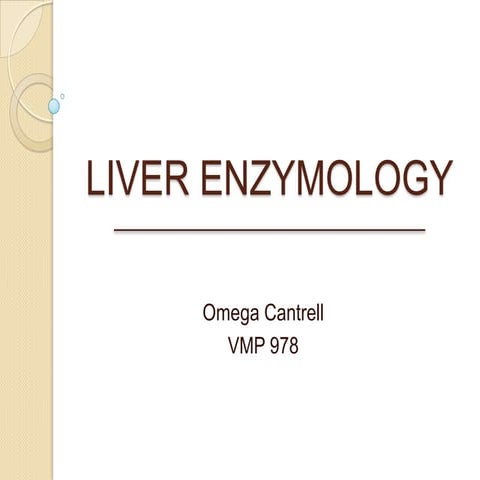 Liver Enzymology | PPT